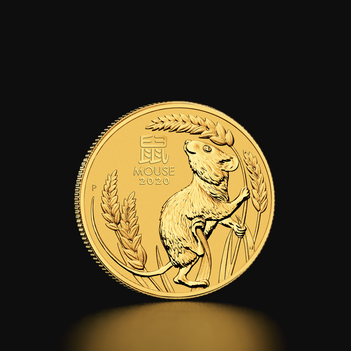 1/4 oz Australian Lunar Year of the Mouse 2020 Gold Coin - Tavex ...