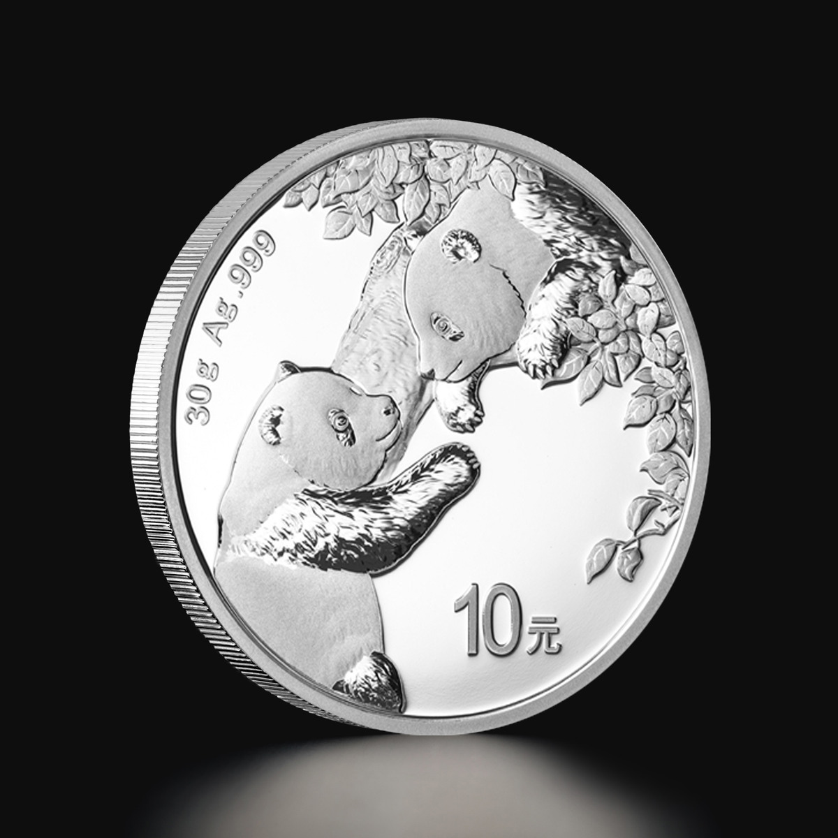 30 g Chinese Panda 2023 silver coin - Tavex - Valuutta, Kulta, Hopea